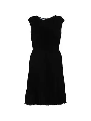 Prada Pleated Sleeveless A-line Dress