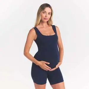 SKIMS Maternity Onesie - Navy