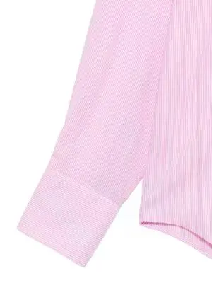 MC2 SAINT BARTH Striped Embroidered Shirt - Pink