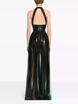 Elie Saab Sequin-embellished Maxi Dress