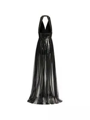 Elie Saab Sequin-embellished Maxi Dress