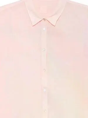 120% Lino Drop-shoulder Top - Pink