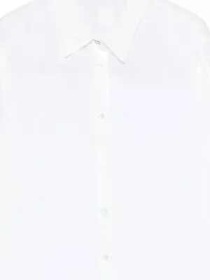 120% Lino Longline Linen Maxi Shirt Dress