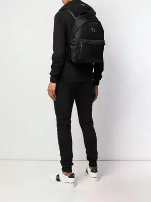 Philipp Plein Logo Plaque Backpack