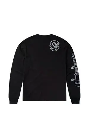 Champion X Aries Graphic-print Sweatshirt - Black