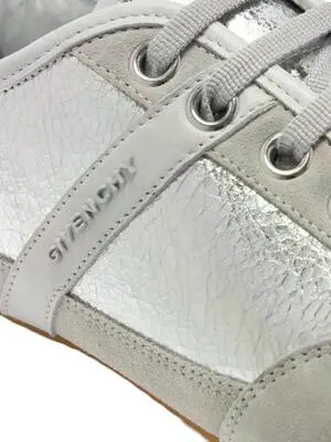 Givenchy Metallic Panelled Sneakers - Silver