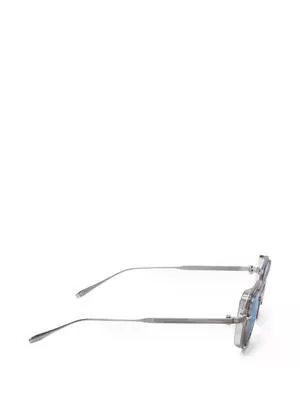 AKONI Jura Geometric-frame Double-bridge Sunglasses