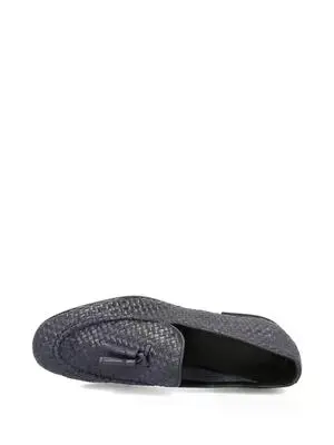 FRAU Woven Tassel Loafers - Blue