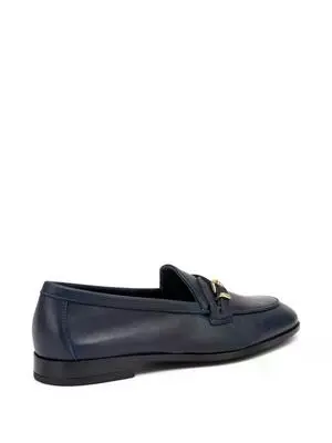 FRAU Buckle-detail Leather Loafers - Blue