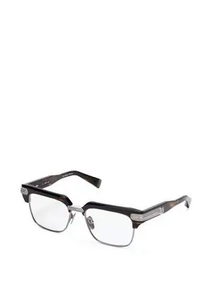 Balmain Hymn Square-frame Glasses - Brown