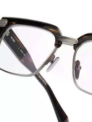 Balmain Hymn Square-frame Glasses - Brown