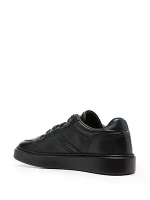 DOUCAL'S Grained Leather Sneakers