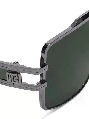 Balmain Geometric-frame Sunglasses - Grey