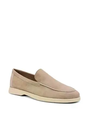 FRAU Deconstructed Suede Loafers - Neutrals