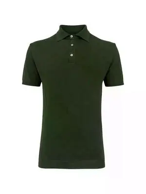 FRANZESE COLLECTION Gossip Ribbed-trim Polo Shirt - Green