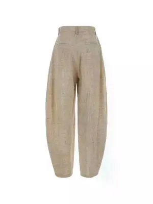 Moschino Melange Tailored Trousers - Neutrals