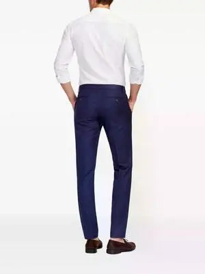 FRANZESE COLLECTION Linen Trousers - Blue