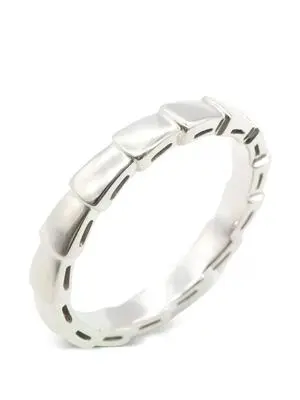 BVLGARI 18k White Gold Serpenti Viper Ring