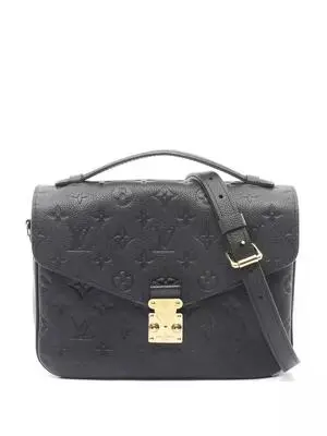 LOUIS VUITTON 2010s Monogram Metis Handbag - Black