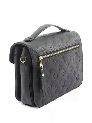 LOUIS VUITTON 2010s Monogram Metis Handbag - Black