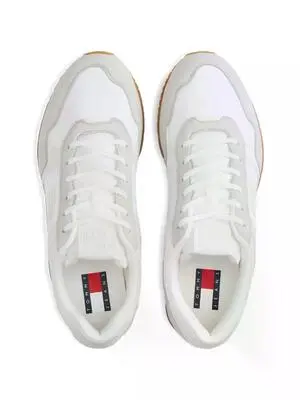 Tommy Hilfiger Suede-panelled Mesh-detail Sneakers