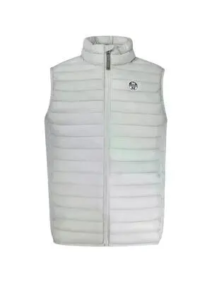 NORTH SAILS Quilted Gilet With Logo Patch - Grey