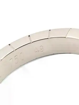 Cartier 18k White Gold Lanière Ring