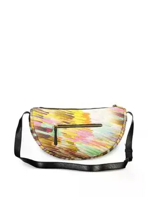 Desigual Abstract-print Half-moon Belt Bag