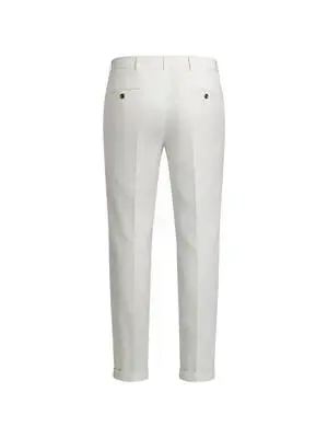 Peserico Cotton-gabardine Chino Trousers - Neutrals