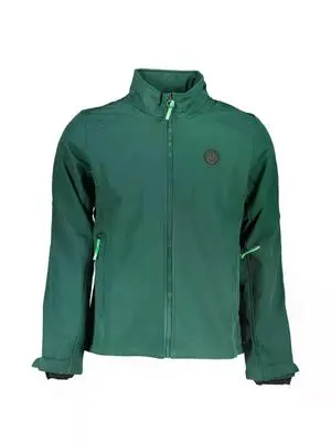 GIAN MARCO VENTURI VINTAGE Logo-patch Zip-up Sport Jacket