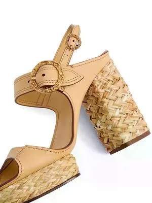 Zimmermann Solena Woven-heel Sandals