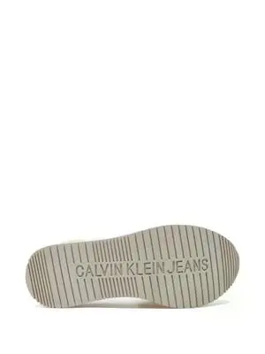 Calvin Klein Suede-panel Logo-print Sneakers