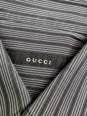 Gucci Striped Button-down Shirt - Grey