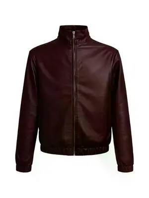 FRANZESE COLLECTION Reversible Leather Jacket - Red