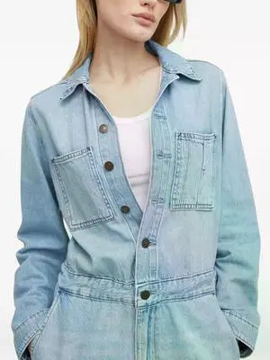 LEVI'S Iconic Lightweight Buttoned Jumpsuit - Blue