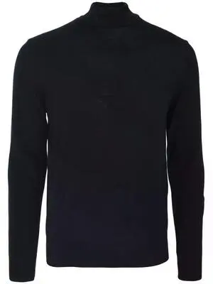 TOMBOLINI Wool Roll Neck Sweater - Black