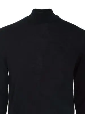 TOMBOLINI Wool Roll Neck Sweater - Black