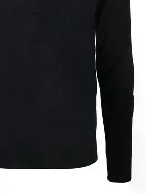 TOMBOLINI Wool Roll Neck Sweater - Black