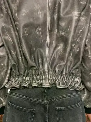 DUCIE Luna Distressed Jacket