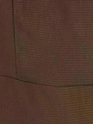 MERCI Textured Cape-sleeve Midi Dress