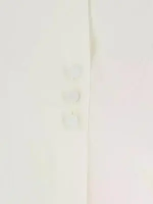 MERCI Band-collar Button-up Shirt - White