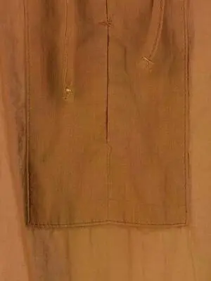 MERCI Tie-fastening Semi-sheer Blouse - Brown