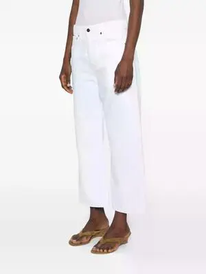 Khaite Boyle Wide-leg Jeans - White