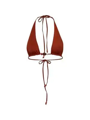 BAOBAB Jelena Resin-stones Triangle Bikini Top - Orange