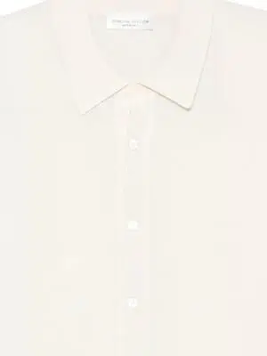 ROBERTO COLLINA Short-sleeve Knit Shirt - Neutrals