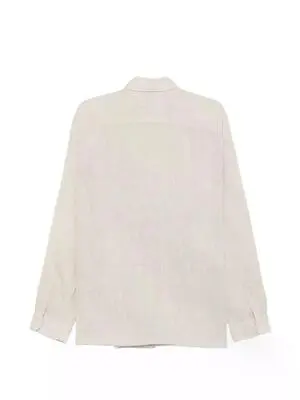 XACUS Long-sleeve Button-down Shirt - Neutrals