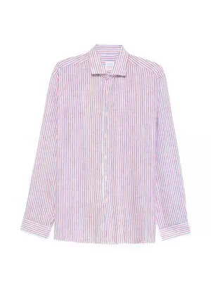 XACUS Striped Long-sleeve Shirt - Blue
