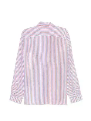 XACUS Striped Long-sleeve Shirt - Blue