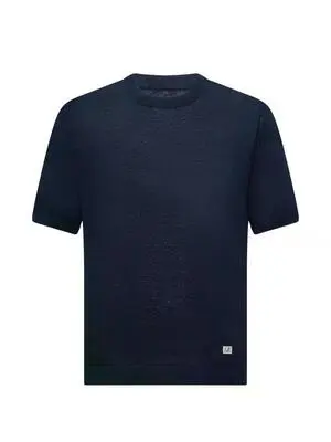 C.P. COMPANY Logo-patch T-shirt - Blue