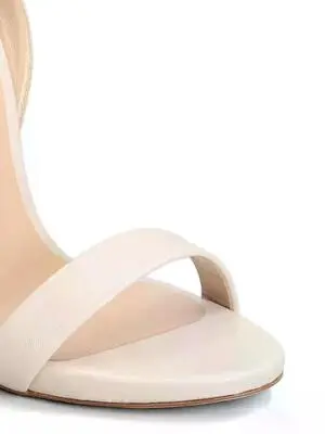 Casadei Blade Leather Sandals - Neutrals